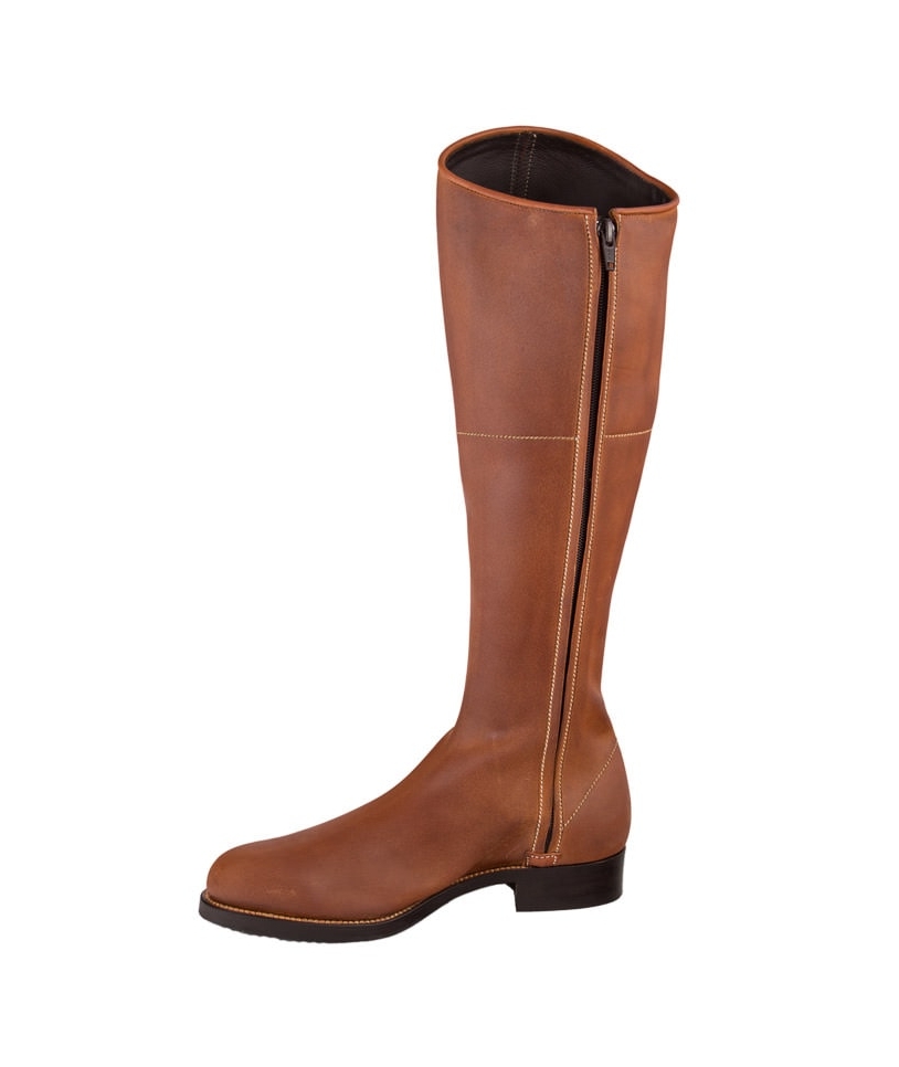 Bota Rociera Artesana Natural o Marrón hecha mano Valverde del Camino